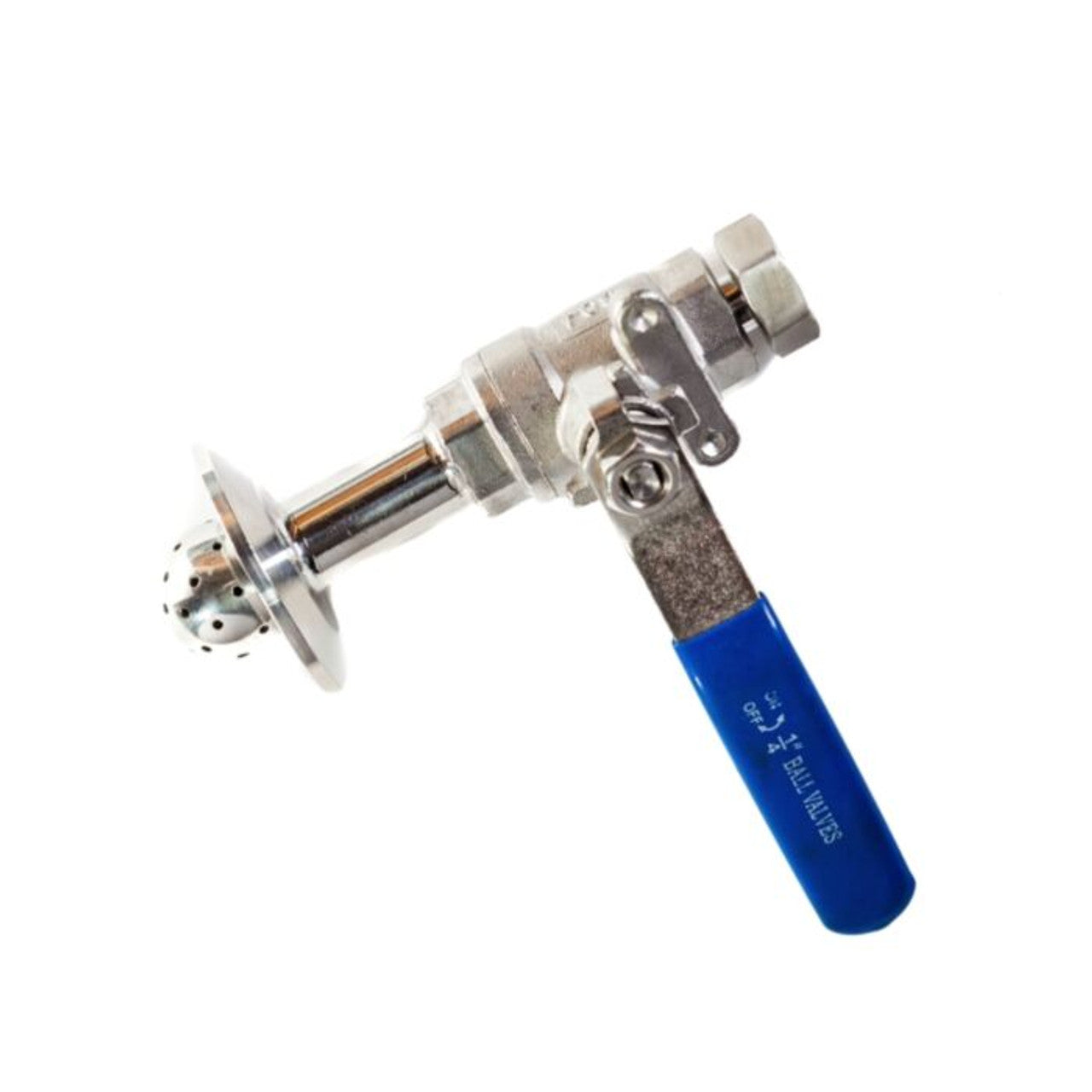 Fluid Inlet with Shower Head & Hex Nut – 1.5" or 3" Tri-Clamp ...